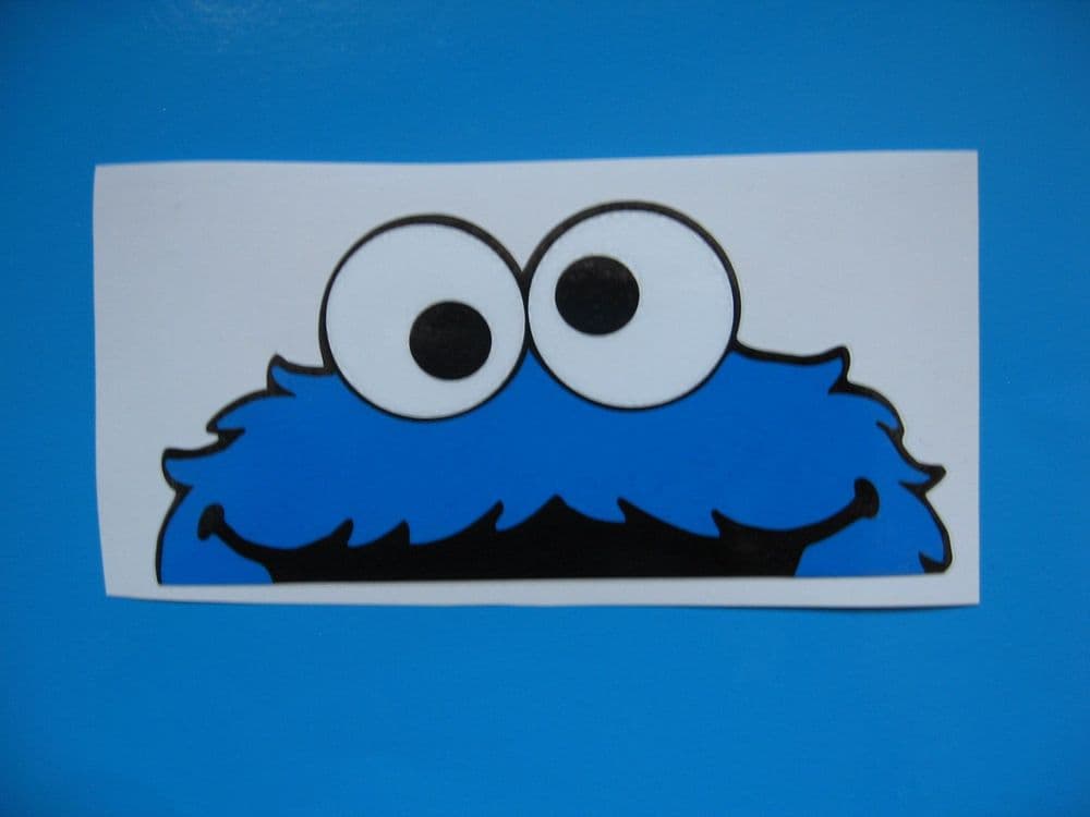 COOKIE MONSTER PEEPER car sticker Bombing sticker/Decal x 1