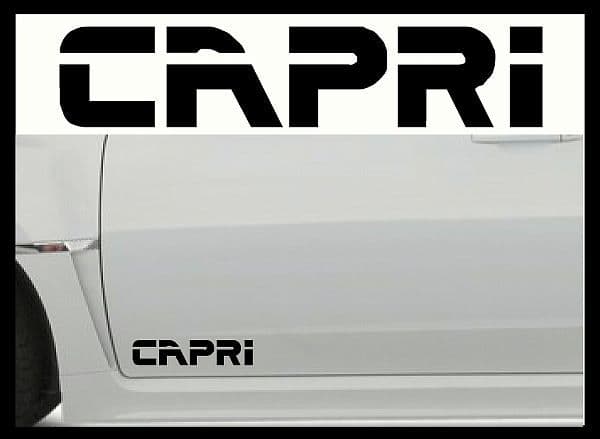 FORD CAPRI CAR BODY DECALS