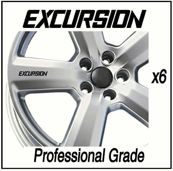FORD EXCURSION CAR WHEEL DECALS
