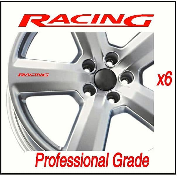 FORD RACING CAR WHEEL DECALS