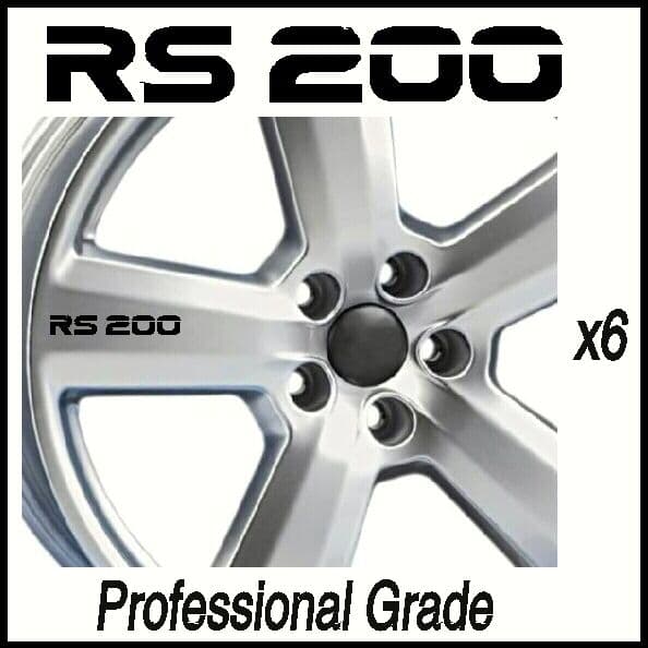 FORD RS200 CAR WHEEL DECALS