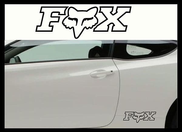 FOX CAR BODY DECALS