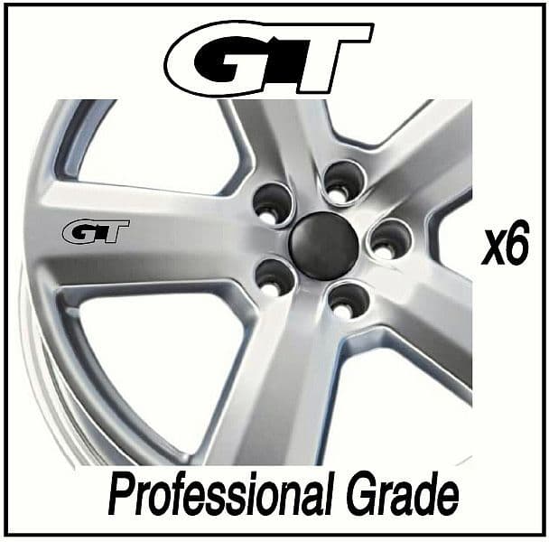 GT CAR WHEEL DECALS