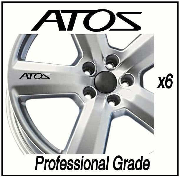 HYUNDAI ATOS CAR WHEEL DECALS