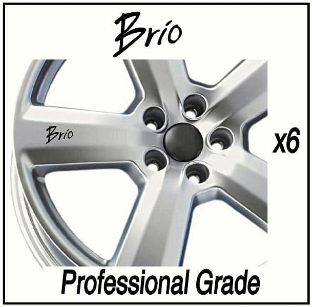 HYUNDAI BRIO CAR WHEEL DECALS