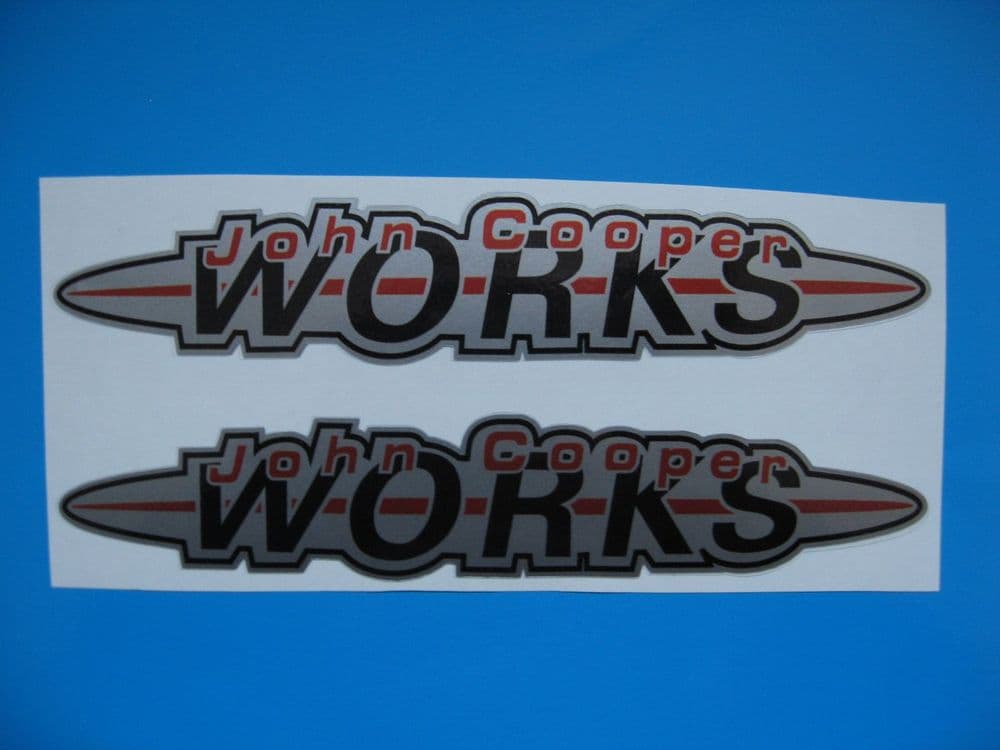 John Cooper Works Stickers Decals BMW MINI ROVER x2