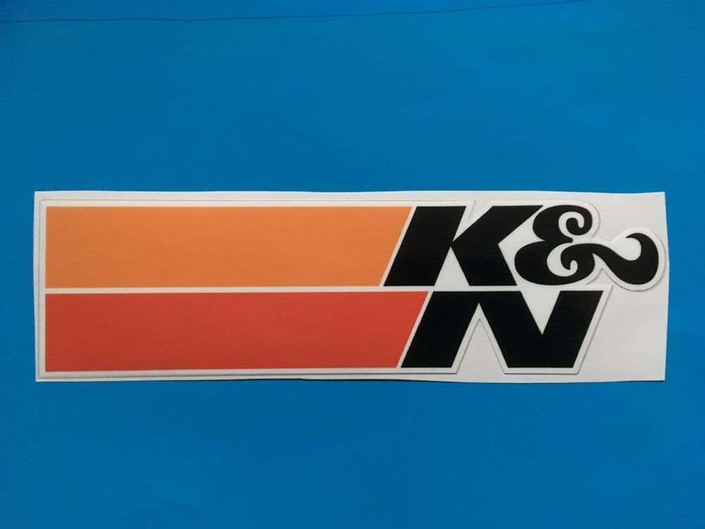 K &N sticker/decal x2