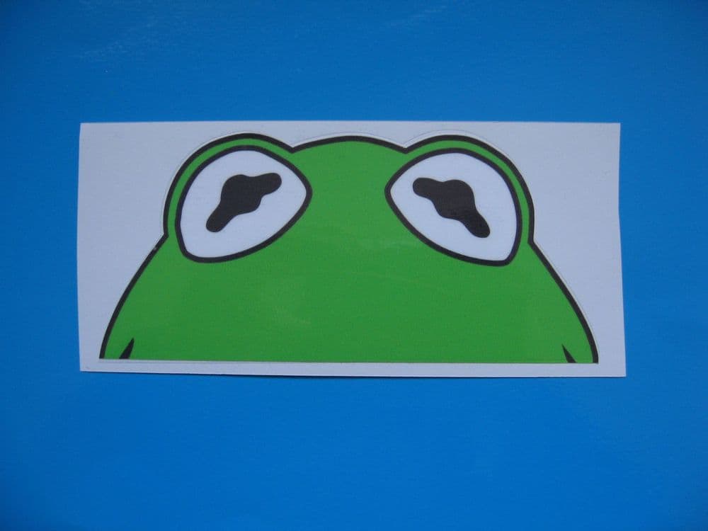 KERMIT THE FROG PEEPER STICKER x 1