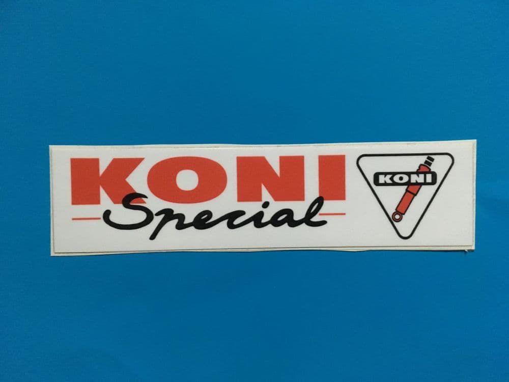 KONI SPECIAL sticker/decal x2