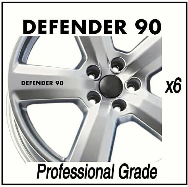 LANDROVER DEFENDER 90 CAR WHEEL DECALS