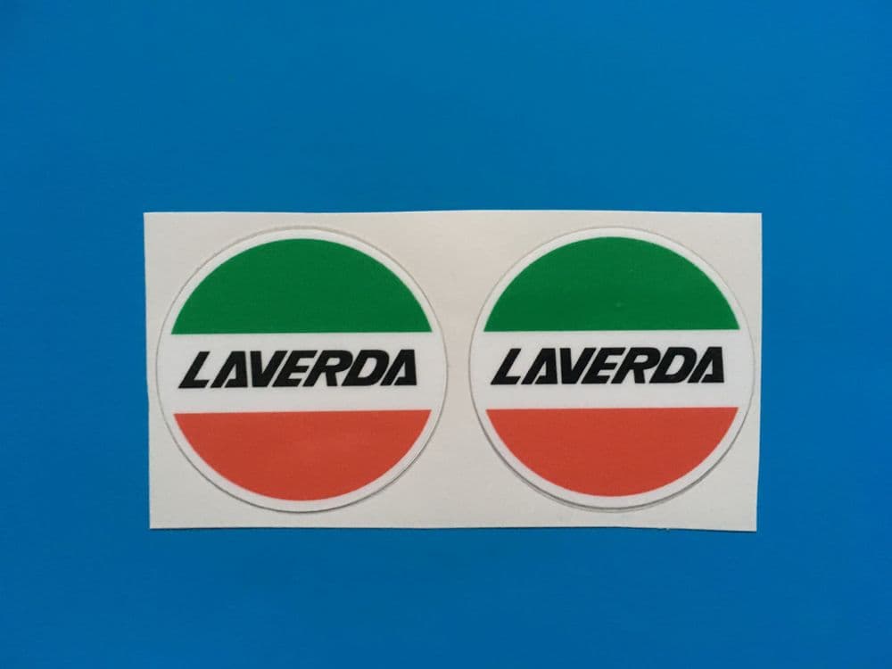 LAVERDA helmet sticker /decal x2