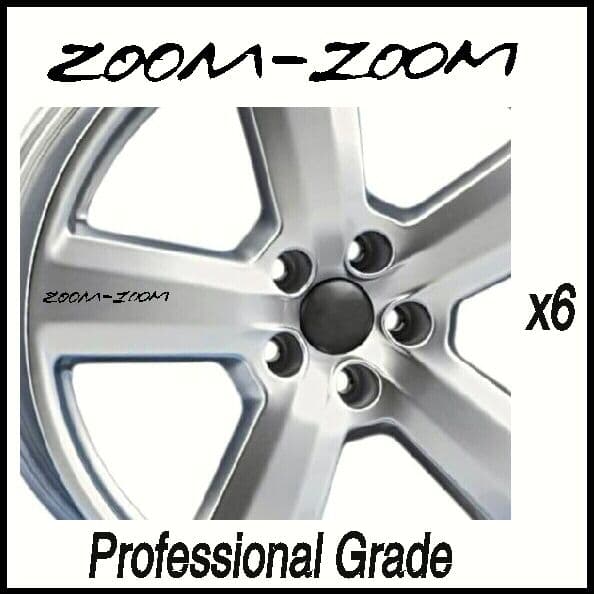 MAZDA ZOOM-ZOOM CAR WHEEL DECALS