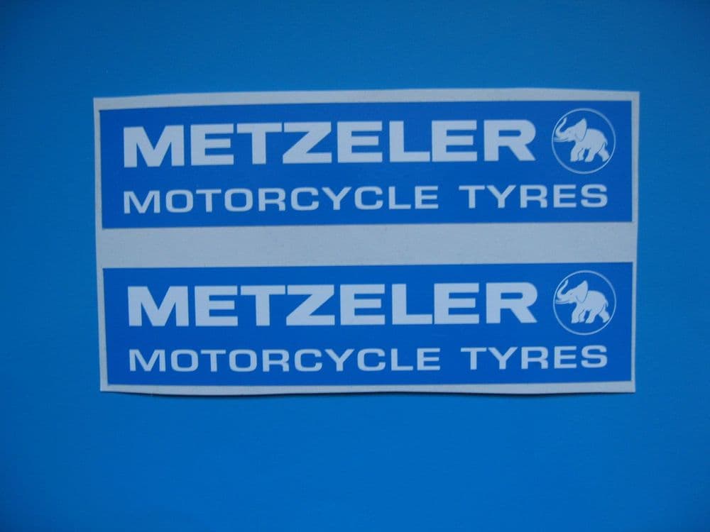 METZELER sticker / decal x2