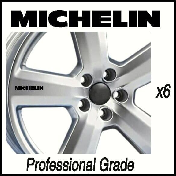 MICHELIN CAR WHEEL DECALS
