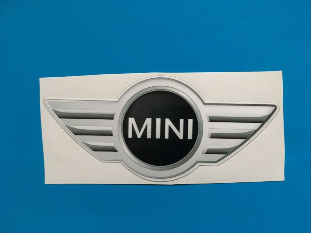 MINI logo sticker/decal x2