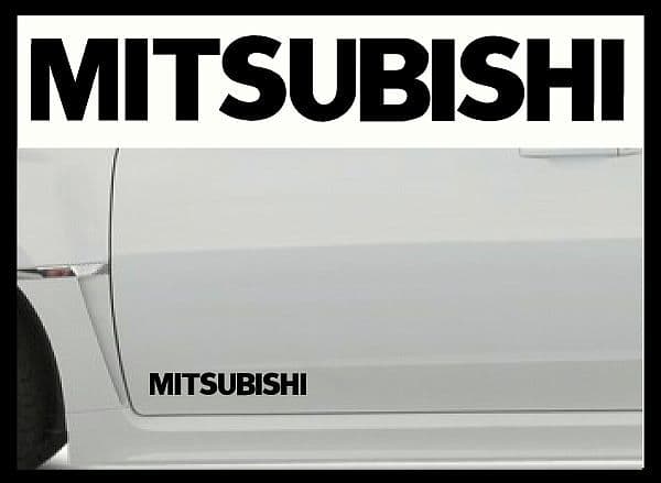 MITSUBISHI CAR BODY DECALS
