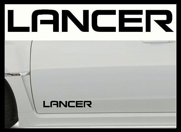 MITSUBISHI LANCER CAR BODY DECALS