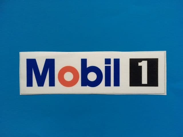 MOBIL 1 stickers/decals x2