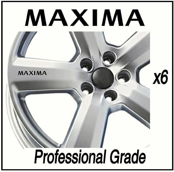 NISSAN MAXIMA CAR WHEEL DECALS
