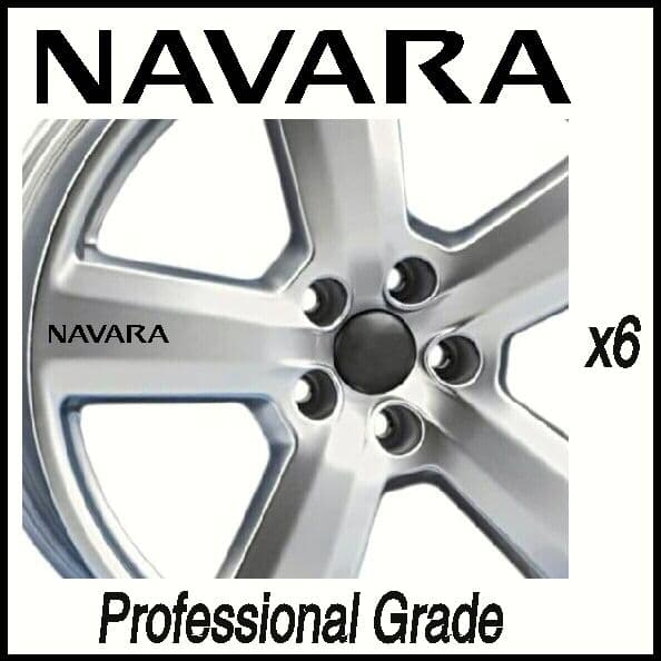 NISSAN NAVARA CAR WHEEL DECALS