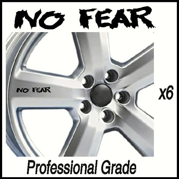 NO FEAR CAR WHEEL DECALS