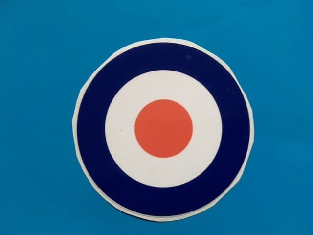 RAF Roundel style stickers/ decals x2