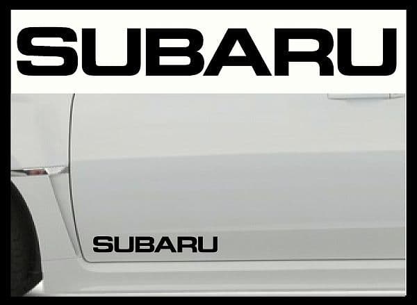 SUBARU CAR BODY DECALS