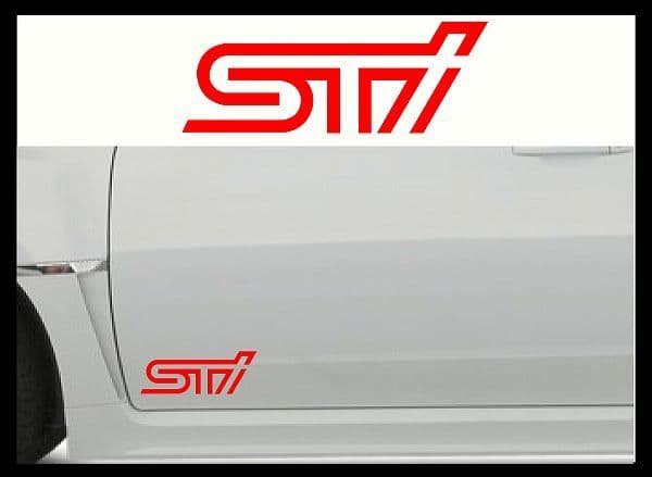 SUBARU STI CAR BODY DECALS