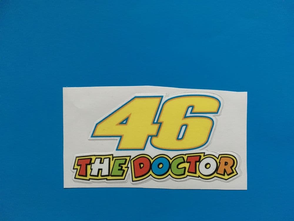 THE DOCTOR 46 Ducati Rossi stickers/decals x2