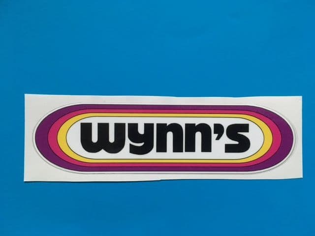 WYNNS OIL STICKER/DECAL X2