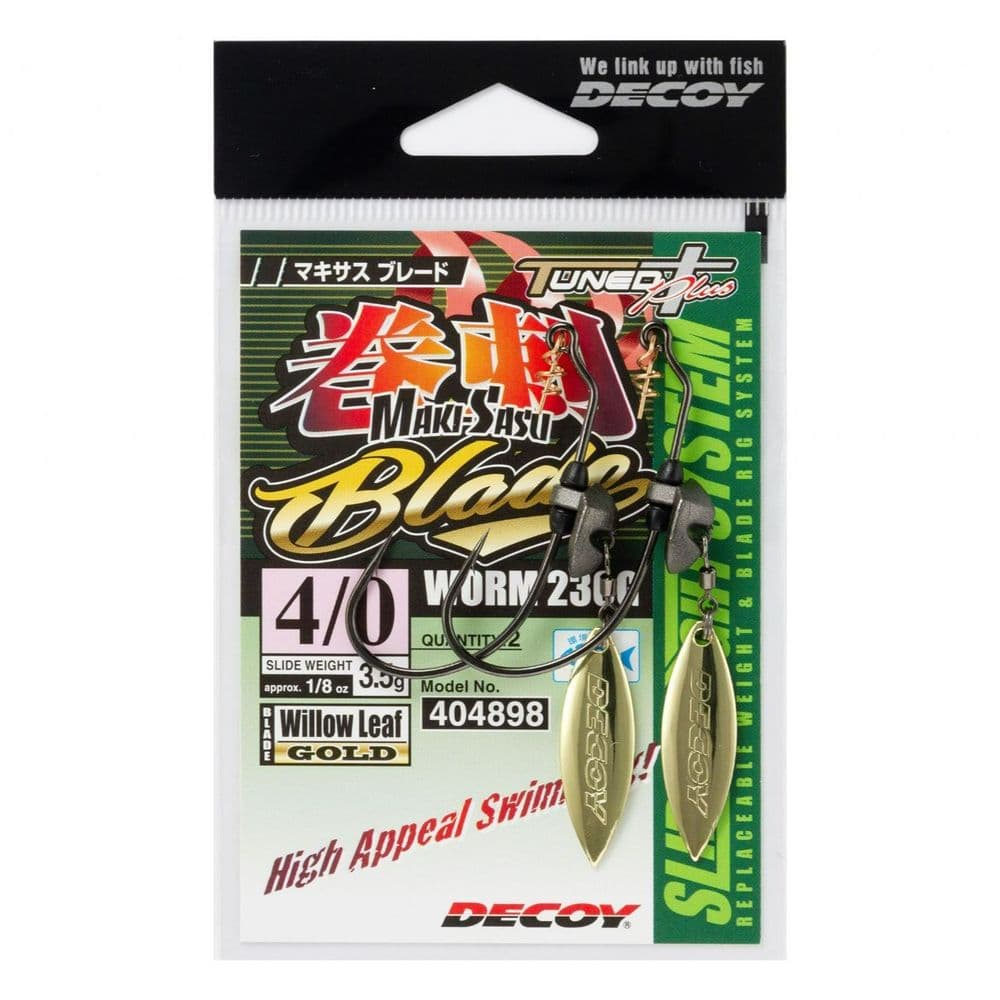 Decoy Makisasu Blade Worm 230 Hook Gold