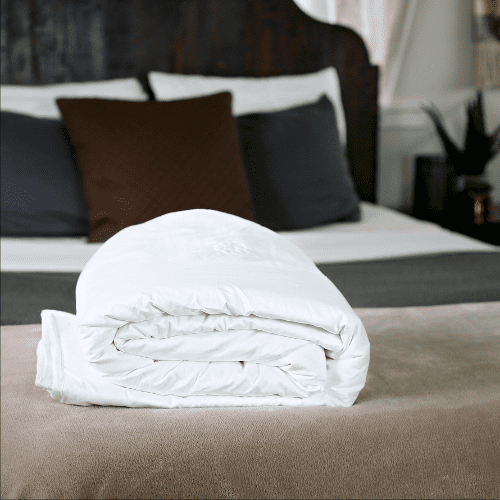 Mulberry Silk-Filled Mattress Topper - Luxury Euro Double Bed Size Silk ...