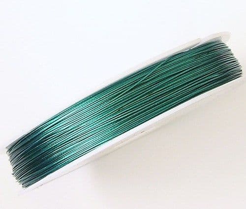 100 M Tiger tail Cord 0 38mm beading wire Blue