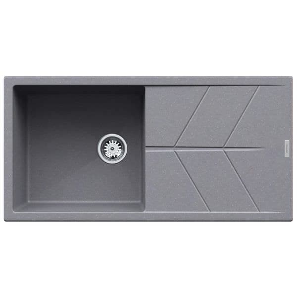 Clearwater Rio Granite Large Bowl and Drainer - Colour Options - RIO D100L