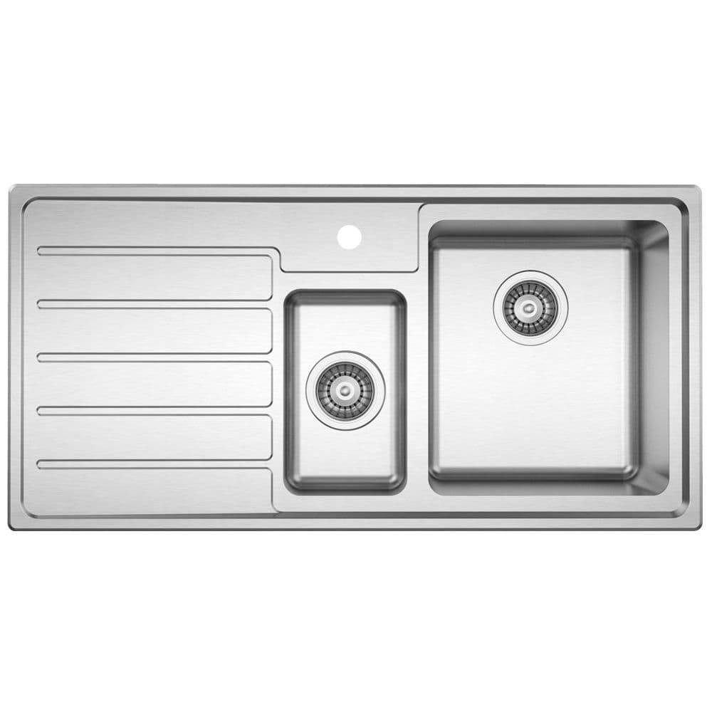 Clearwater Solar Stainless Steel 1 5 Bowl And Drainer Left Hand Drainer ...