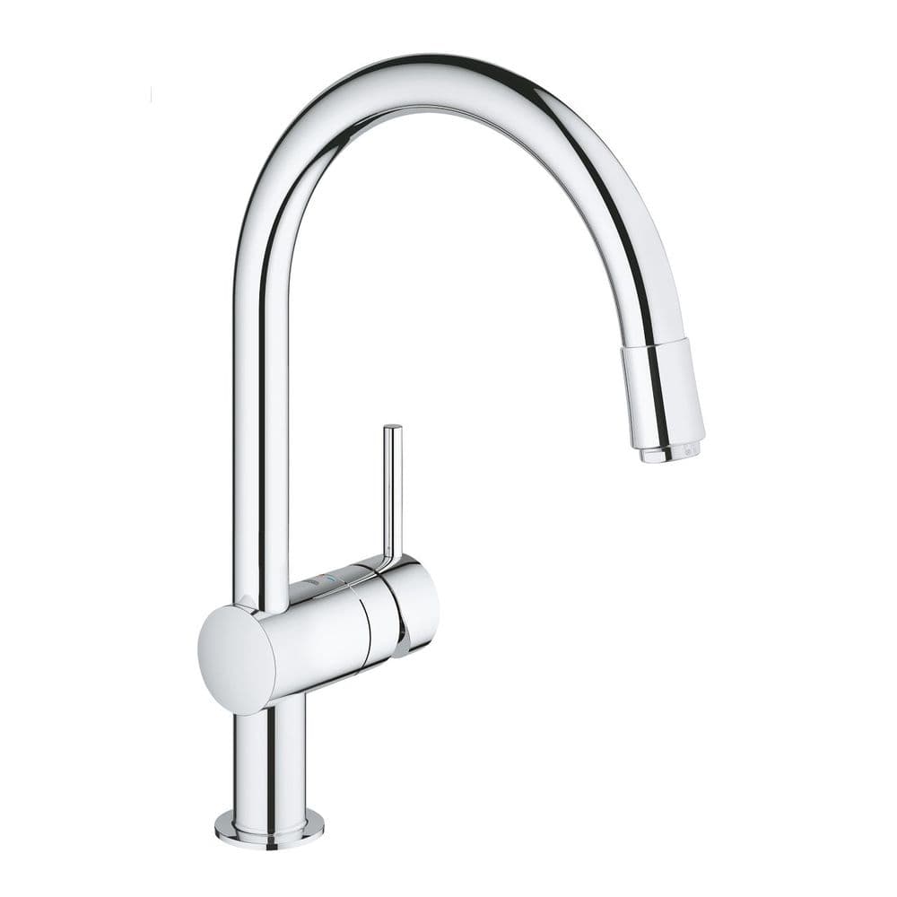 Grohe Minta Sink Mixer Kitchen Tap C-Spout For Open Water Heater ...