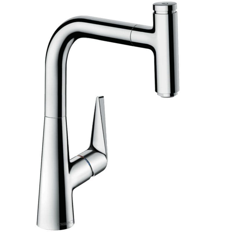 Hansgrohe Talis Select M51 Single Lever Kitchen Mixer with Pull-Out ...