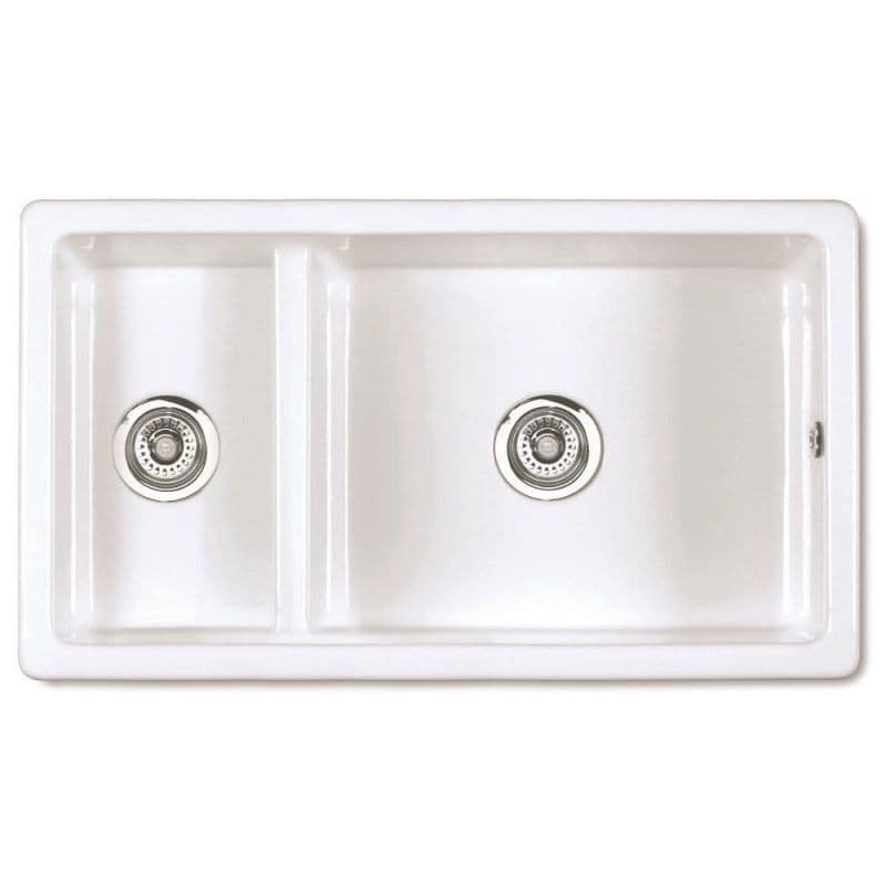 Shaws Bradshaw Ceramic Kitchen Sink White SCBR900WH
