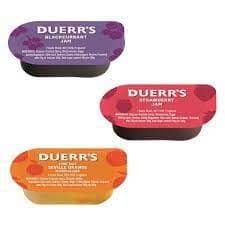 Duerr s Assorted Jams - Smaller 14g portions