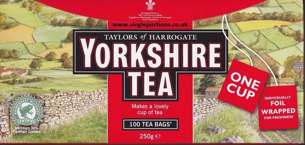 full box of Yorkshire teabags