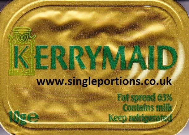 Kerrymaid - single portions - 12 x 10g catering - spreadable butter ...