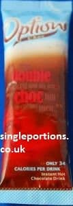 Options - double choc - single portion sachets online