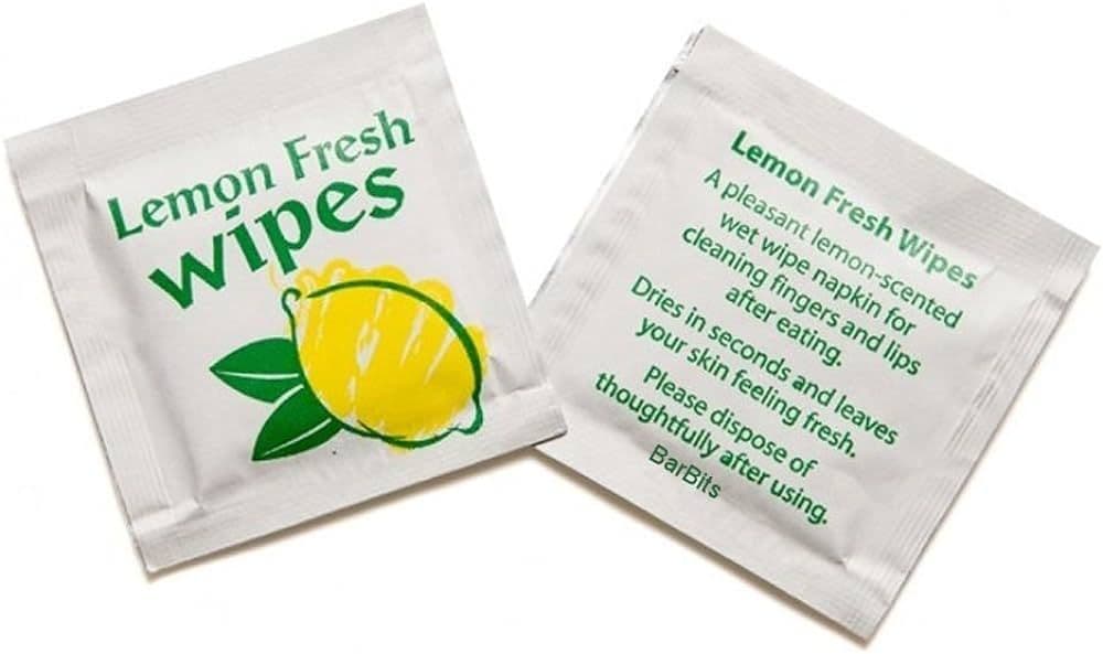Refreshing wet wipes - singleportions