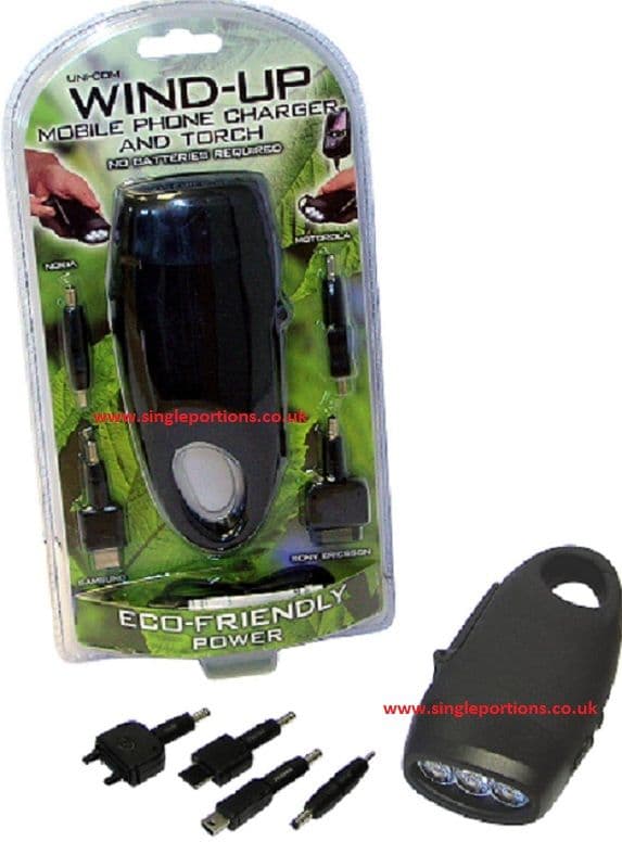 Wind - up - Mobile Phone Charger and Torch