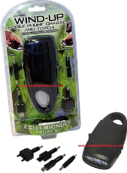 Wind - up - Mobile Phone Charger and Torch