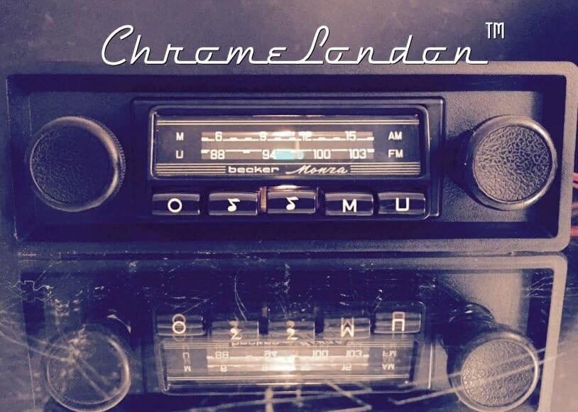 BECKER MONZA Vintage Classic Car FM Radio MP3 WARRANTY MINT PORSCHE 911 ...