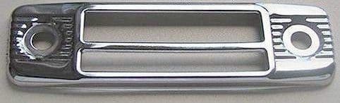 BLAUPUNKT CHROME FACEPLATE WINGED NOS - 60- 73 VOLVO & UNIVERSAL