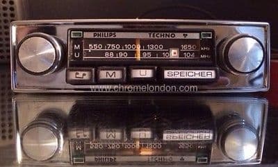 PHILIPS RALLYE S Vintage Classic Car FM Radiosee video WARRANTY