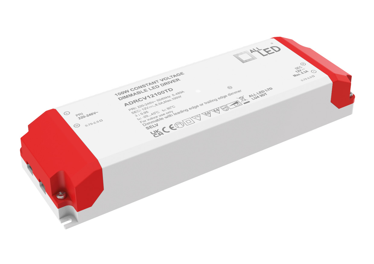 ALL LED ADRCV12100TD Drive12TD 12V DC Constant Voltage Triac Dimmable ...