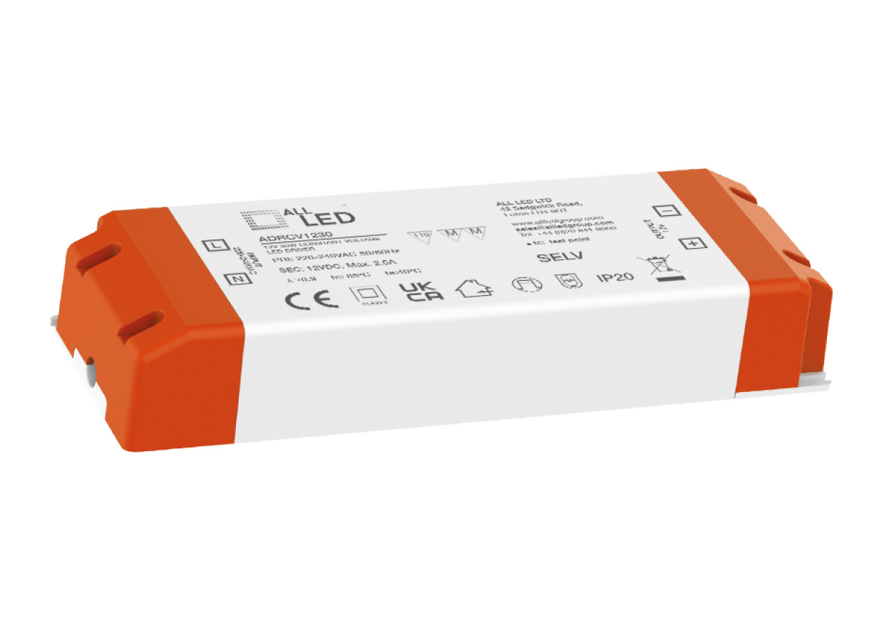 ALL LED ADRCV1230 Drive12 12V DC Constant Voltage LED Driver 30W